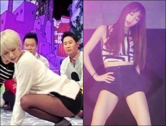 ‘대세’ AOA 초아VS EXID 하니, 섹시 교태 댄스 “이건 좀 민망”